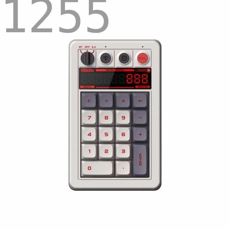 8BitDo Retro 18 N Edition Механическая цифровая панель, поддерживает режим калькулятора, Bluetooth / 2.4G / Проводная цифровая панель для Windows и Android11