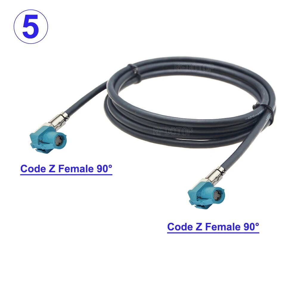 Кабель Code Z Female 90° - Code Z Female 90°