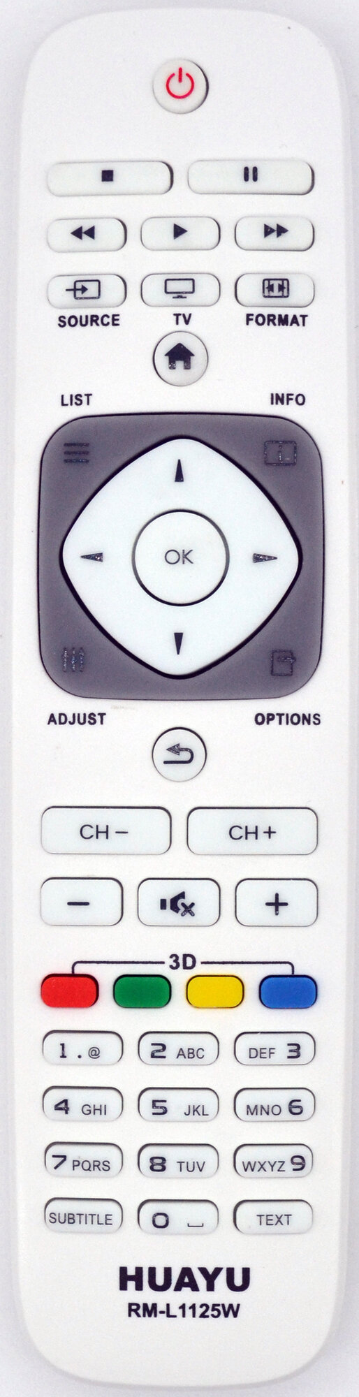 Пульт дистанционного управления для телевизоров Philips, универсальный RM-L1125W