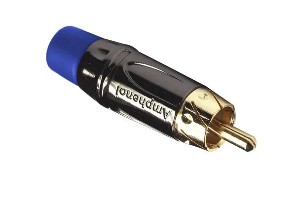 Разъёмы Amphenol Audio M серии RCA Синий, 5PCS ACPL-CBL