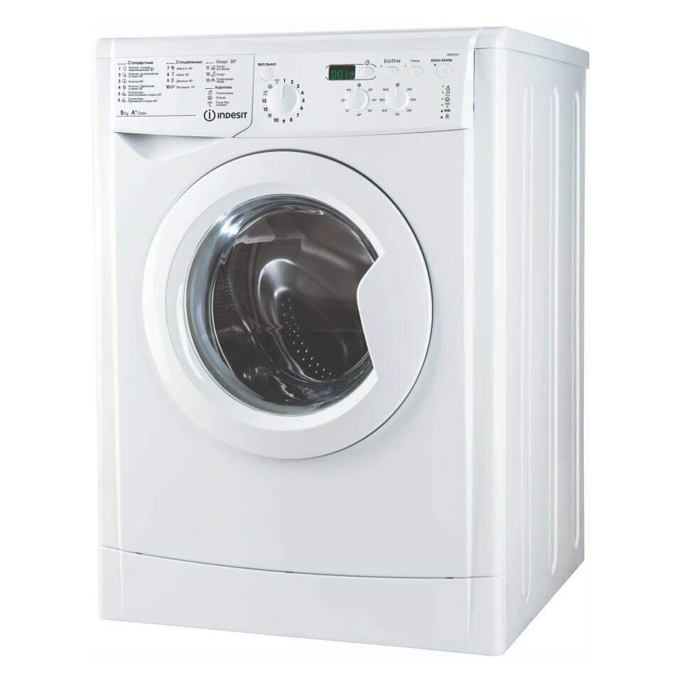Стиральная машина Indesit IWSD 51051, с фронтальной загрузкой 5 кг