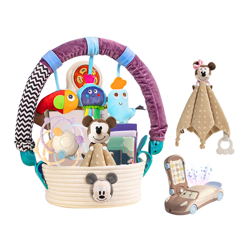Disney Baby Полнолуние Подарочный Коробка для Новорожденного 100 Дней Спокойный Сон Малыш Развивающие Игрушки