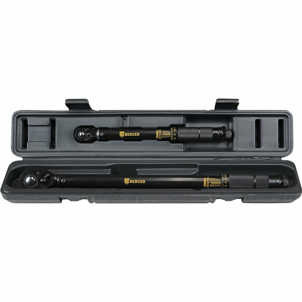 Набор динамометрических ключей, 2 предмета Berger BG BG2163 1/2 28-210Nm+1/4 5-25Nm