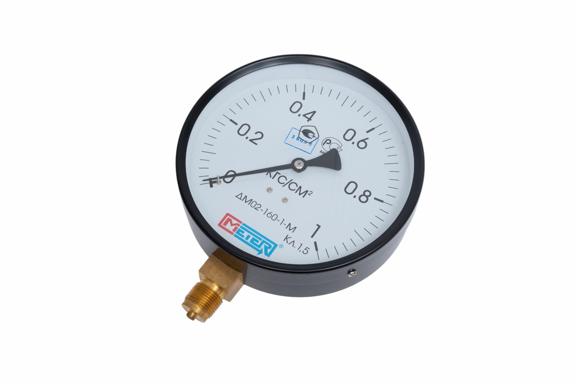 Манометр метер ДМ 02-160-1-М Р 0.1 кгс/см2 М20x1,5 кл.1.5 783