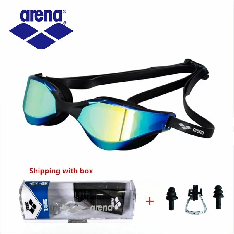 Очки для плавания Arena Adult High-Definition Black Blue