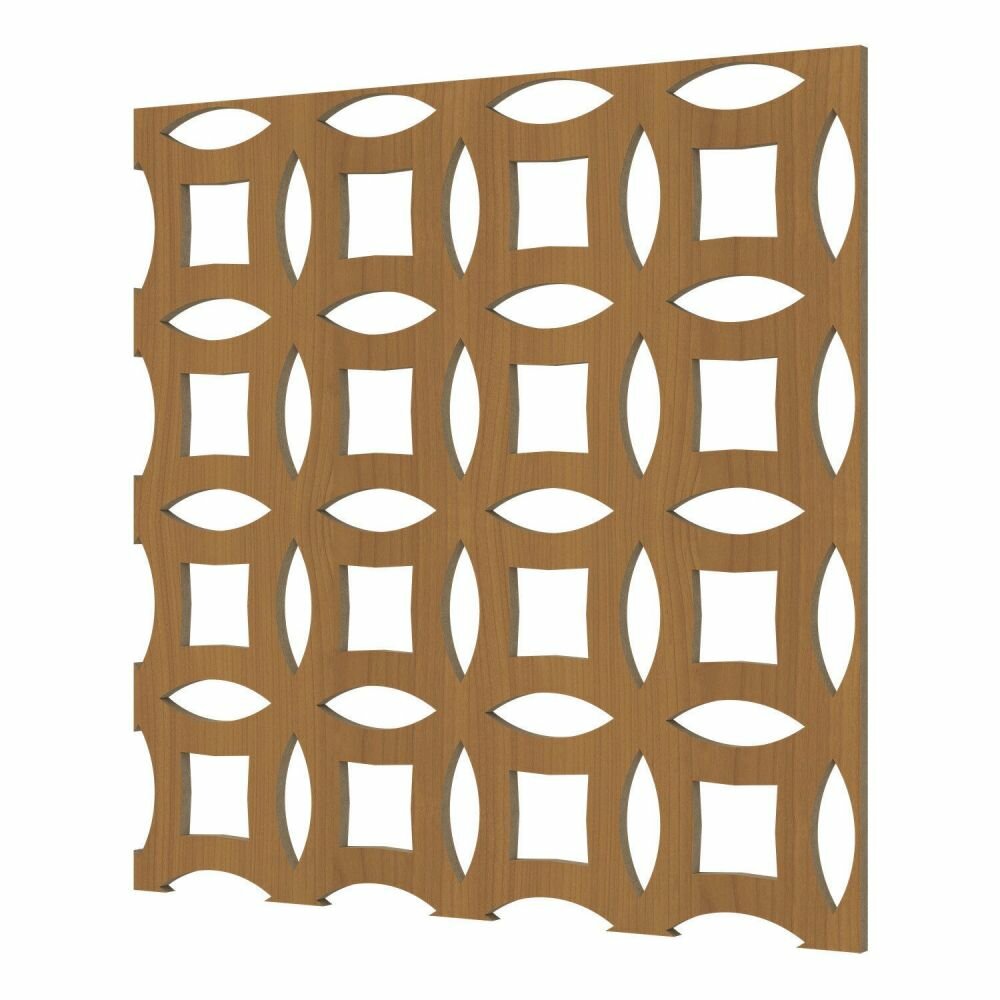 Перфорированная Панель Cosca Сусанна ХДФ Ольха В600хШ1200 мм / Коска.