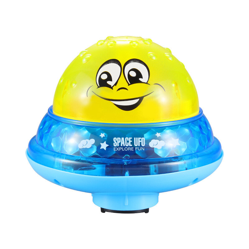Ванная Игрушки Спрей Вода Свет Душ Бассейн Авто Индукция Игрушки Детское Плавание Вечеринка Ванная комната Светодиодный Свет Дети Подарок Ванная Игрушки (Желтый)