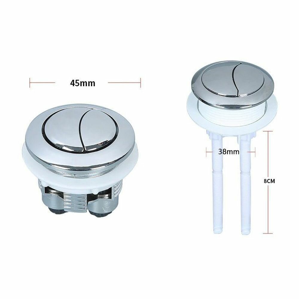 Кнопка слива для бачка унитаза двойная, с двумя режимами