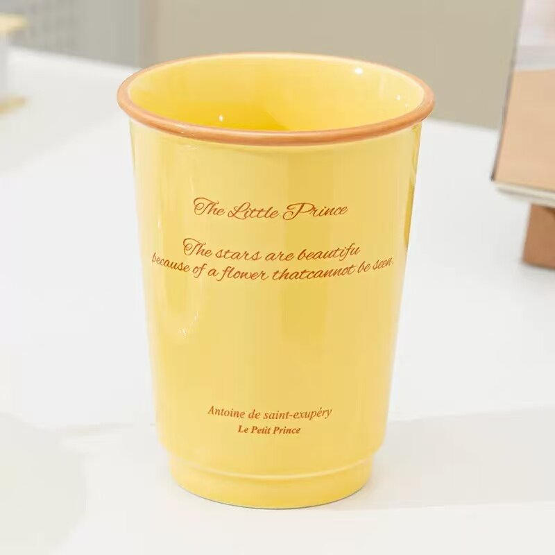 Кружка без ручки, стакан для чая и кофе . Коралл