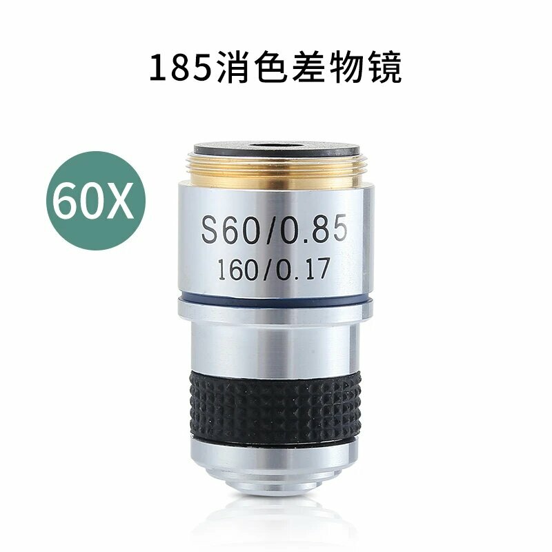 Объектив для биологического микроскопа JLLSMCMGGX Microscope 185 ахроматический 4X 10X 40X 100X 60X
