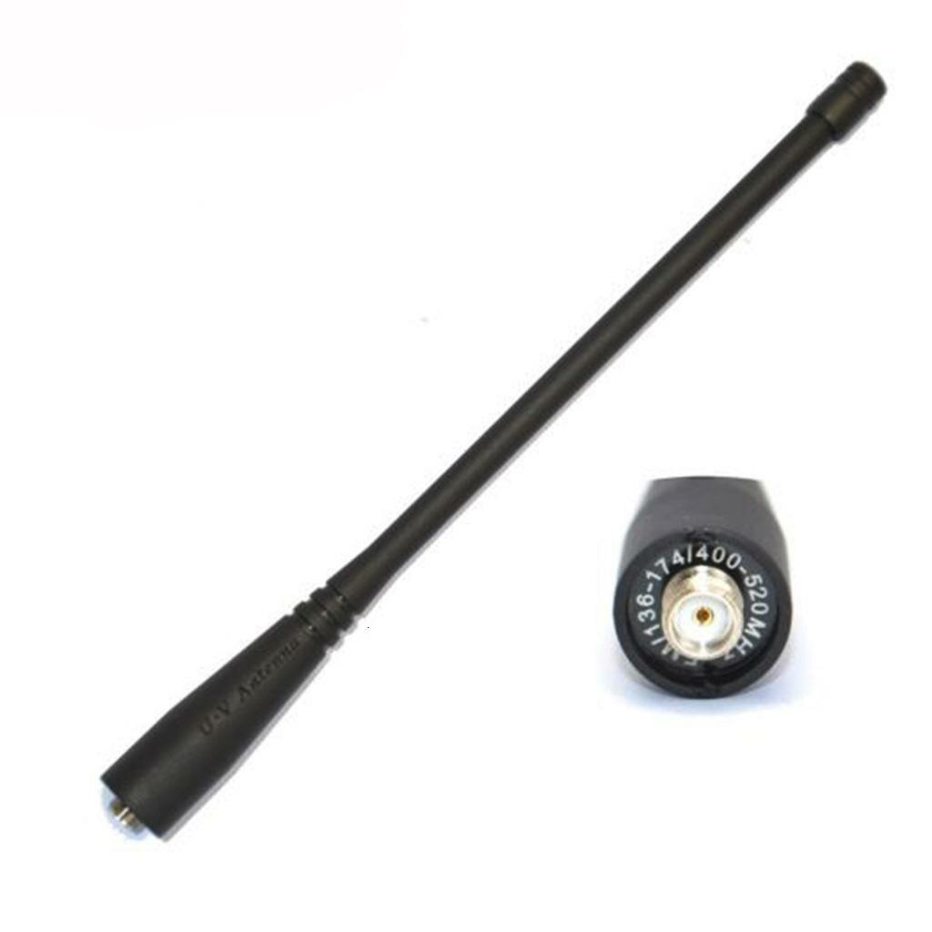 Антенна UV-5R SMA-Female 136-174/400-520 МГц, Черный