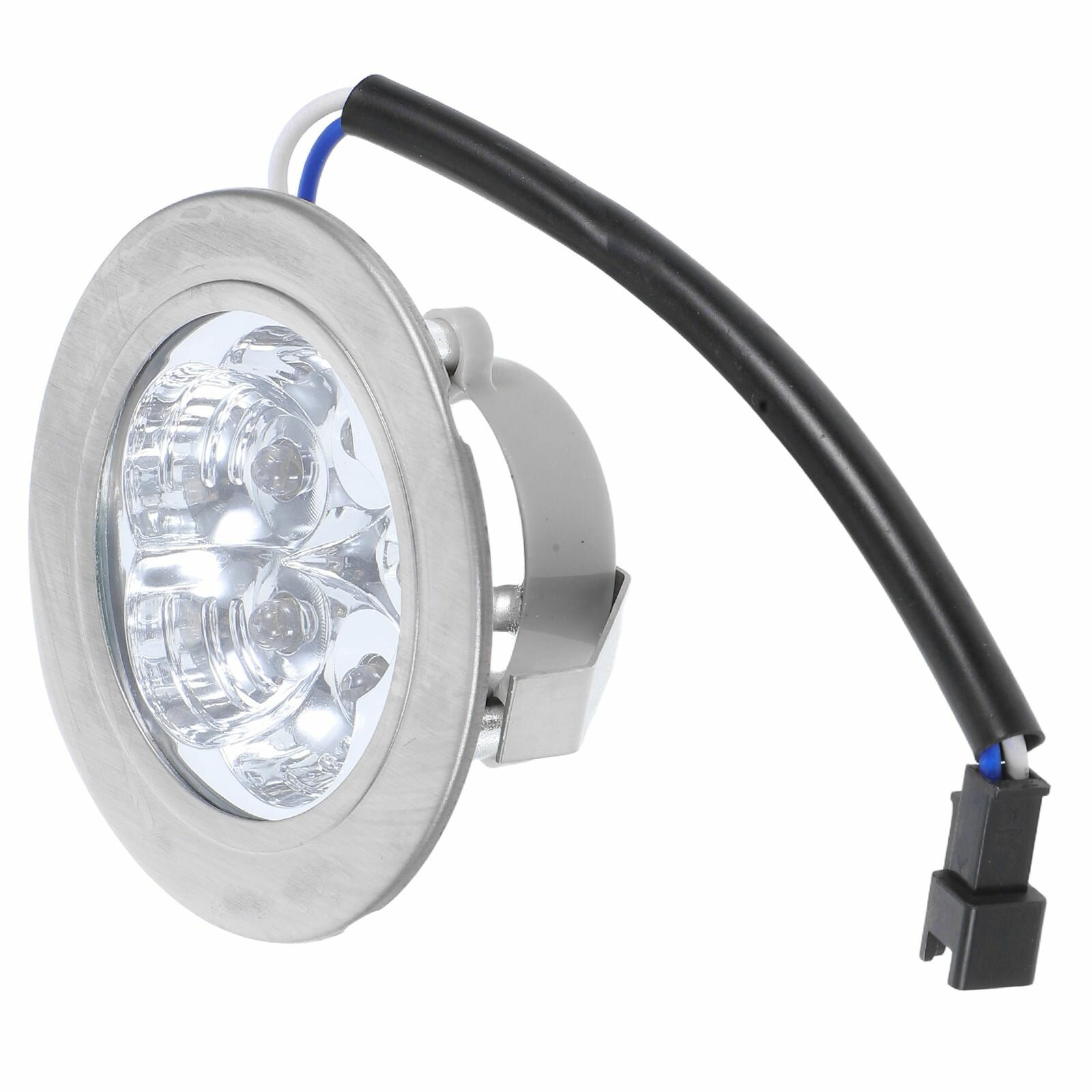 Светодиодная лампа для вытяжки из стекла и металла, круглого типа для кухни