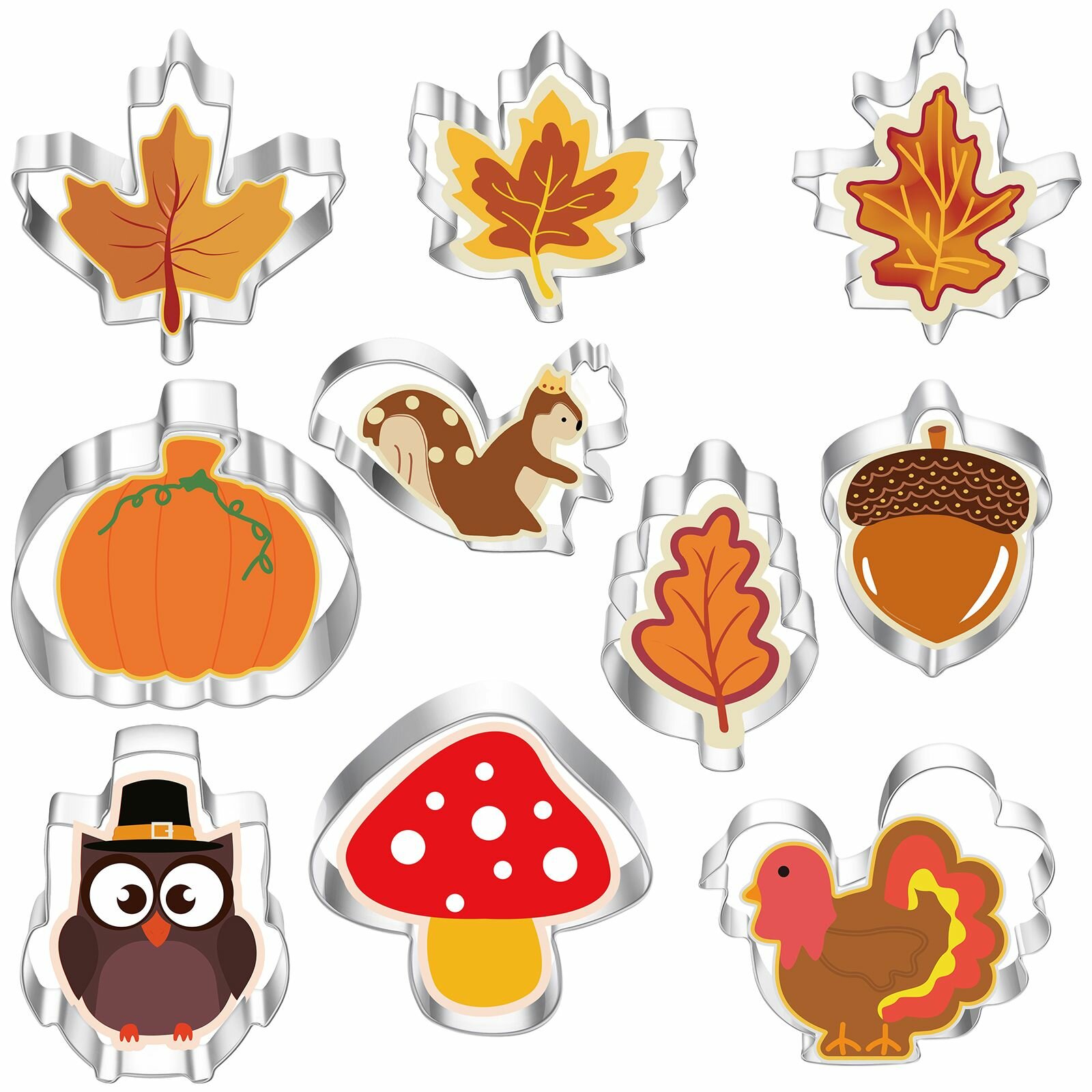 Формы для печенья формы индейки тыквы кленового листа можно мыть в посудомоечной машине