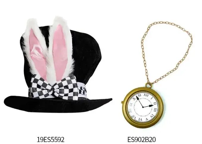 Комплект костюма Кролик из Страны Чудес Коричневый, Brown