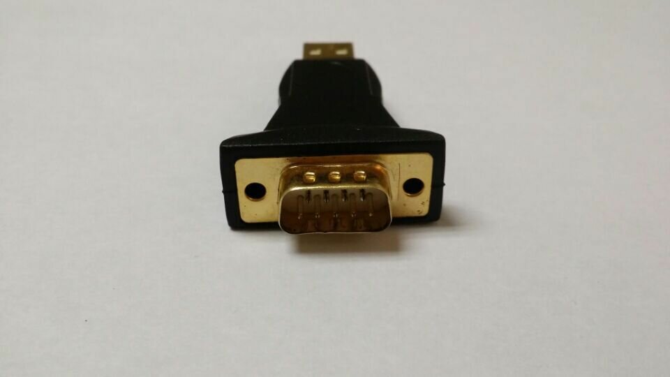 2 шт. Головка последовательного порта USB USB RS232 адаптер DP9 адаптер последовательного порта двойной чип черное