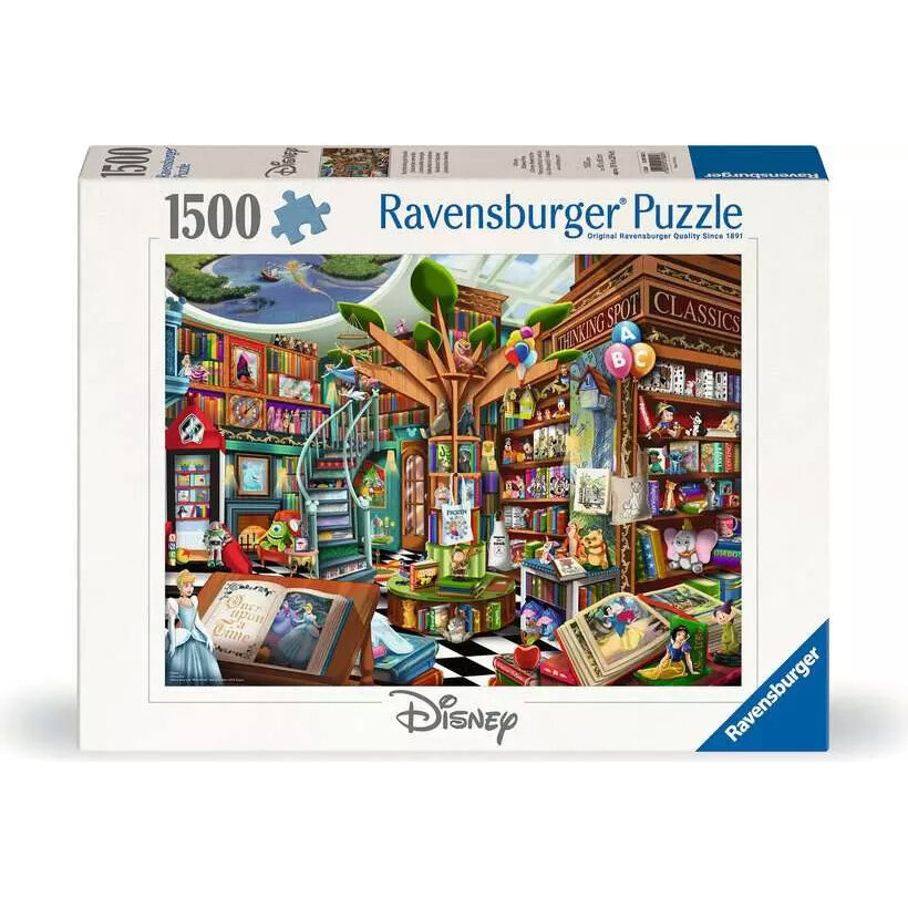 Пазл Ravensburger 1500 Волшебная книжная лавка, арт.01582, классический