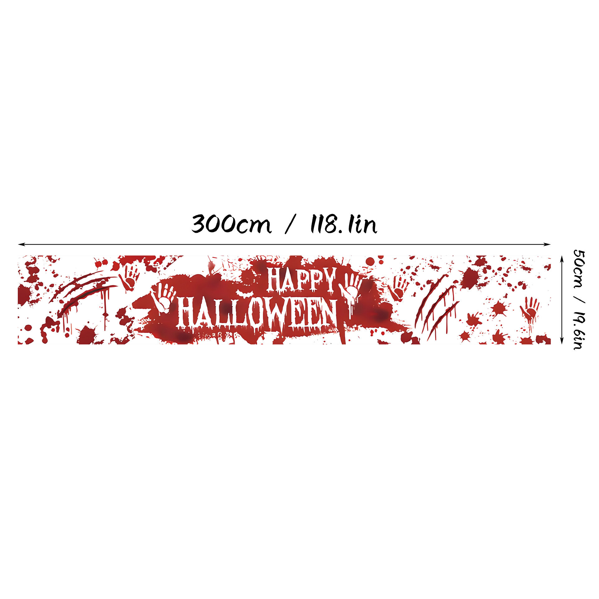 Хэллоуинский баннер, висящий ткань для торговых центров, школ, вечеринок, командного строительства, уличных вечеринок, декоративная праздничная баннерная ткань для кросс-бордер