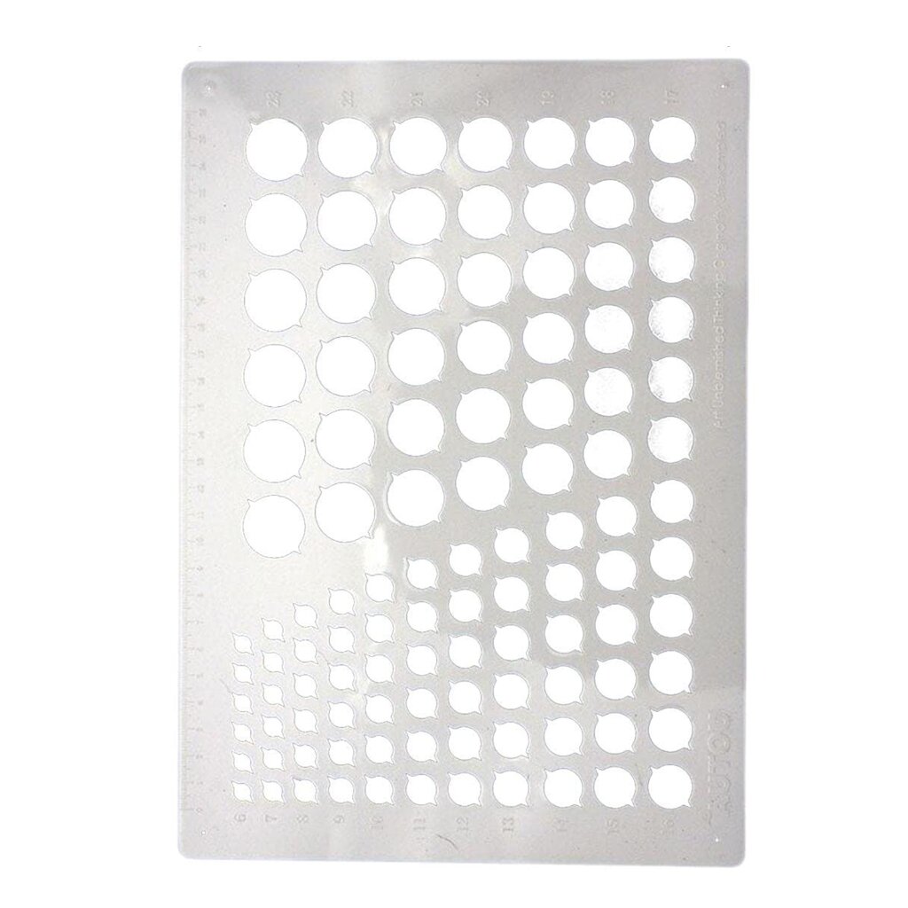 Легкий Портативный Пластиковый Инструмент Для Квиллинга Шаблон Для Скрапбукинга Шаблон Линейка Для Изготовления Открыток Бумажный Художественный Проект