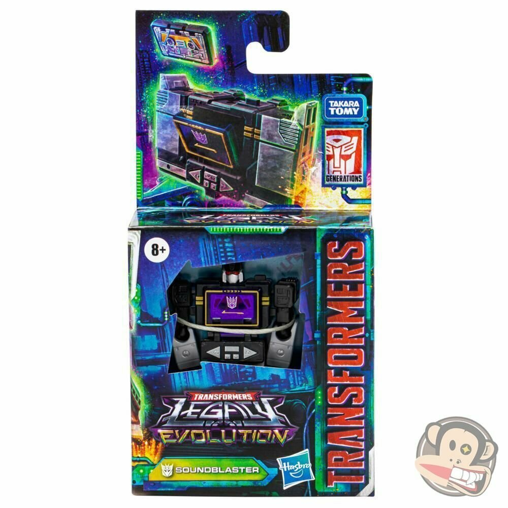 Трансформеры игрушки Hasbro Transformers Legacy Evolution Core Class Soundblaster (8.9cm) F7176