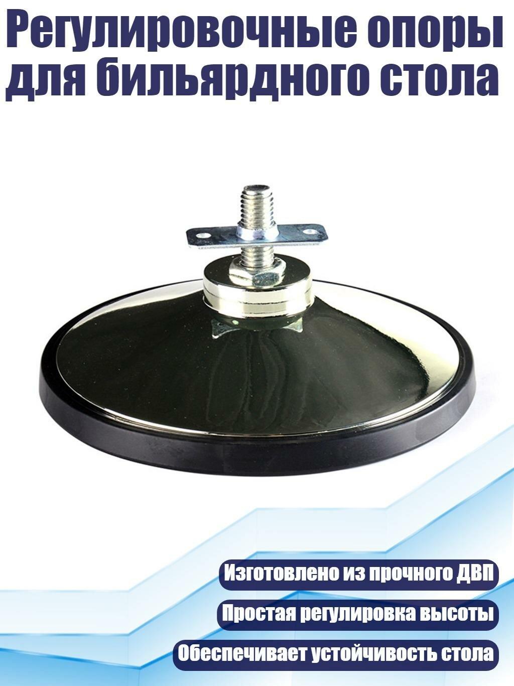 Регулировочные опоры для бильярдного стола