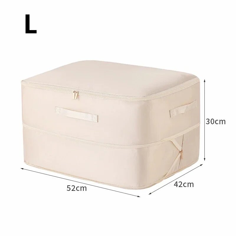 Компрессионный органайзер для одежды 1pc Beige-L