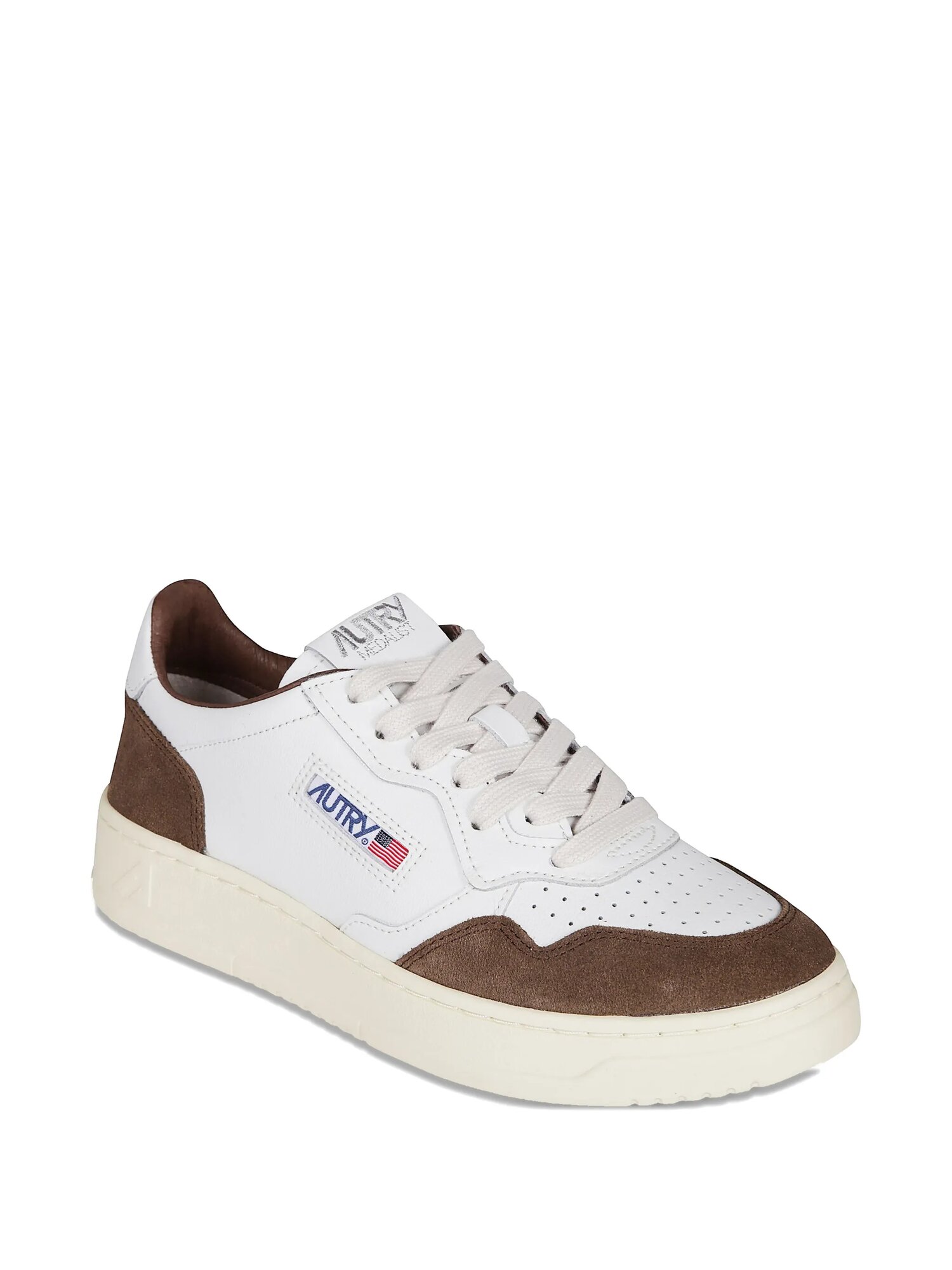 Кроссовки AUTRY Suede-panel sneakers, размер 40, белый — фото 1