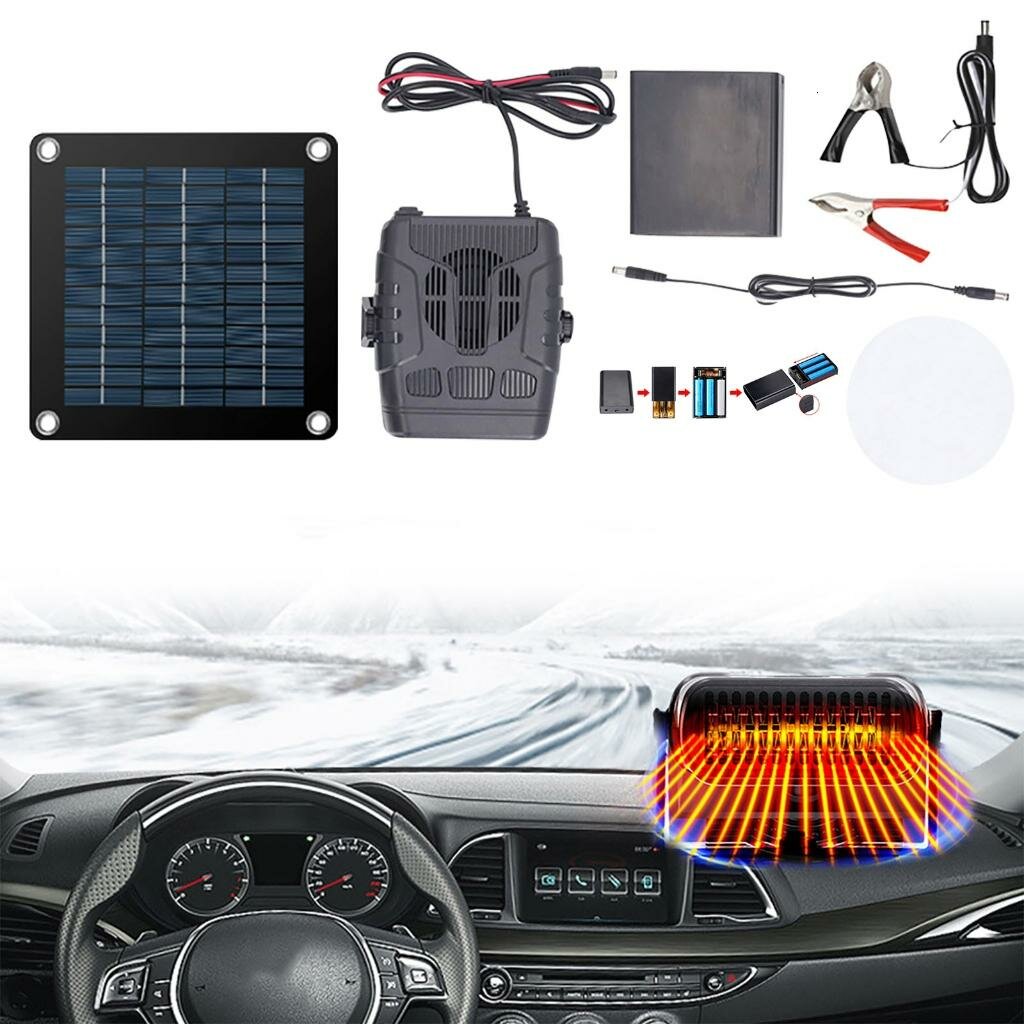 Уличная солнечная панель с аккумулятором и ручкой для зимнего туризма
