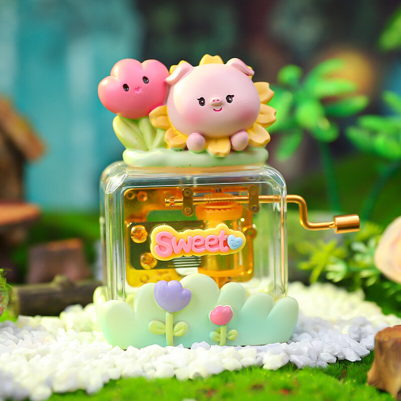 Креативный новый продукт Moshanghuakai, музыкальная шкатулка с ручным приводом, древний стиль, национальный тренд, игрушка на день рождения, изысканный маленький подарок, одноштучный дропшиппинг