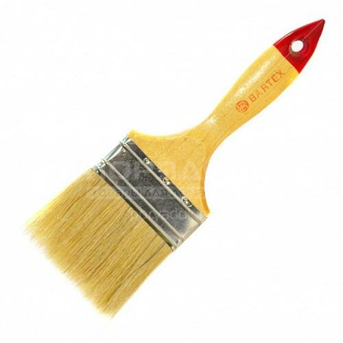 Кисть КФ 75Х15 натур ЩЕТ ДЕР РУЧ евро 3" BARTEX 1117230 (288/12)