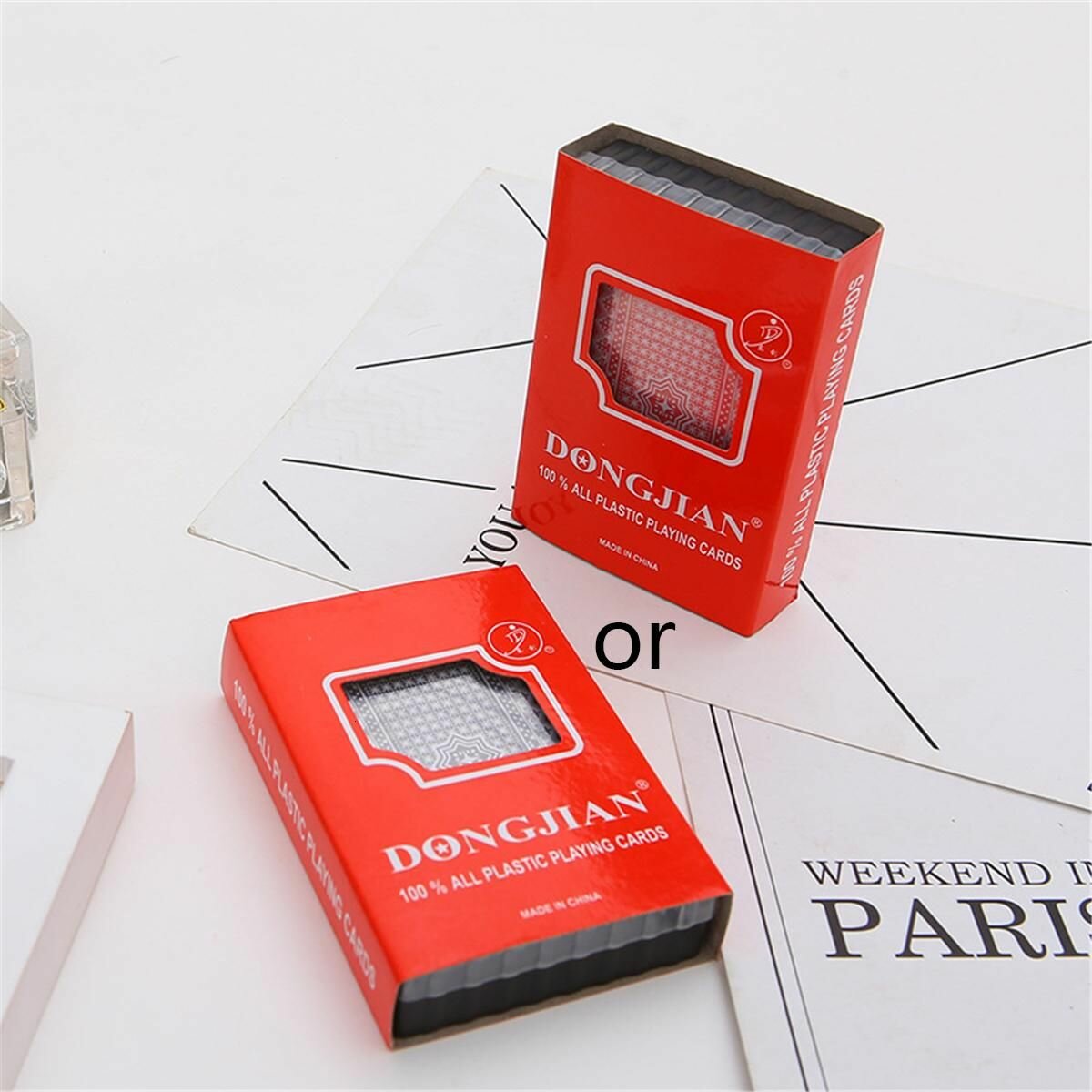 Стол для карточных игр и фокусов, красный