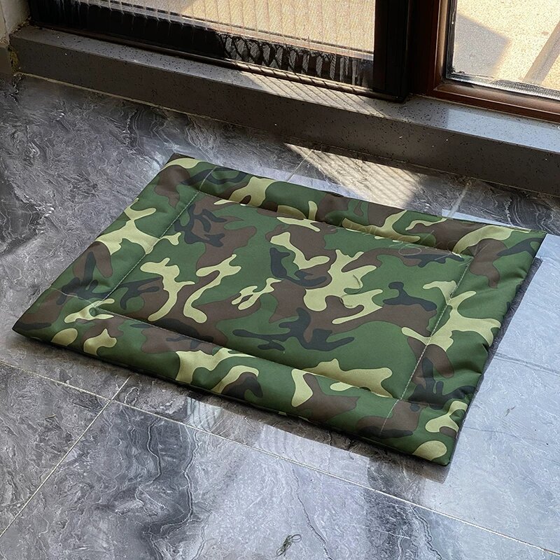 Камуфляжный двусторонний водонепроницаемый коврик из оксфорда 60x40 см для собак и кошек