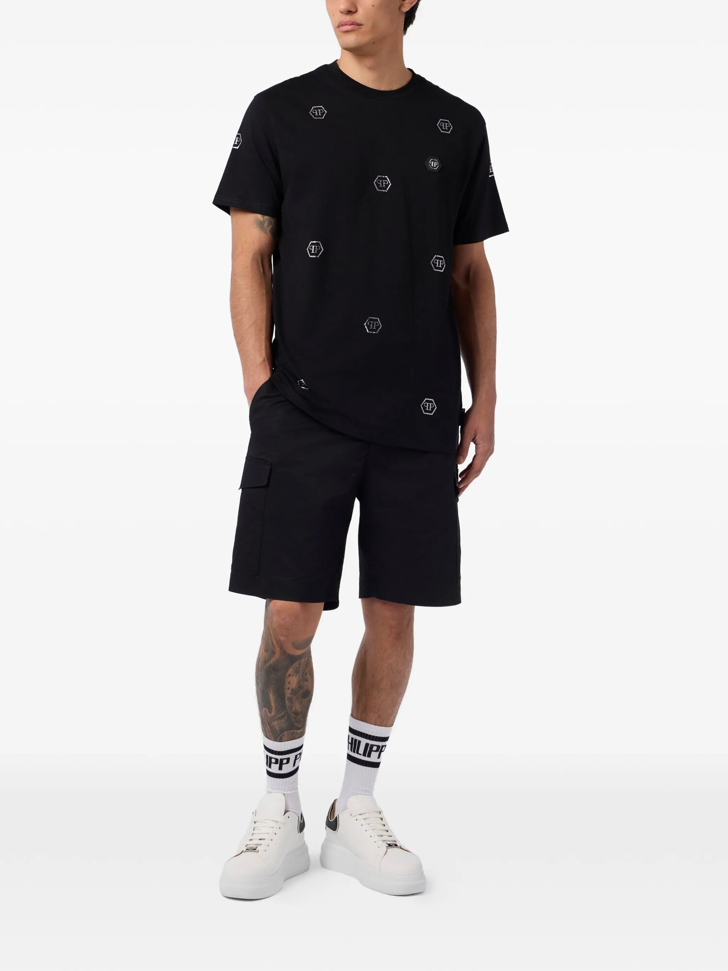 Футболка PHILIPP PLEIN, размер 3XL, черный — фото 1