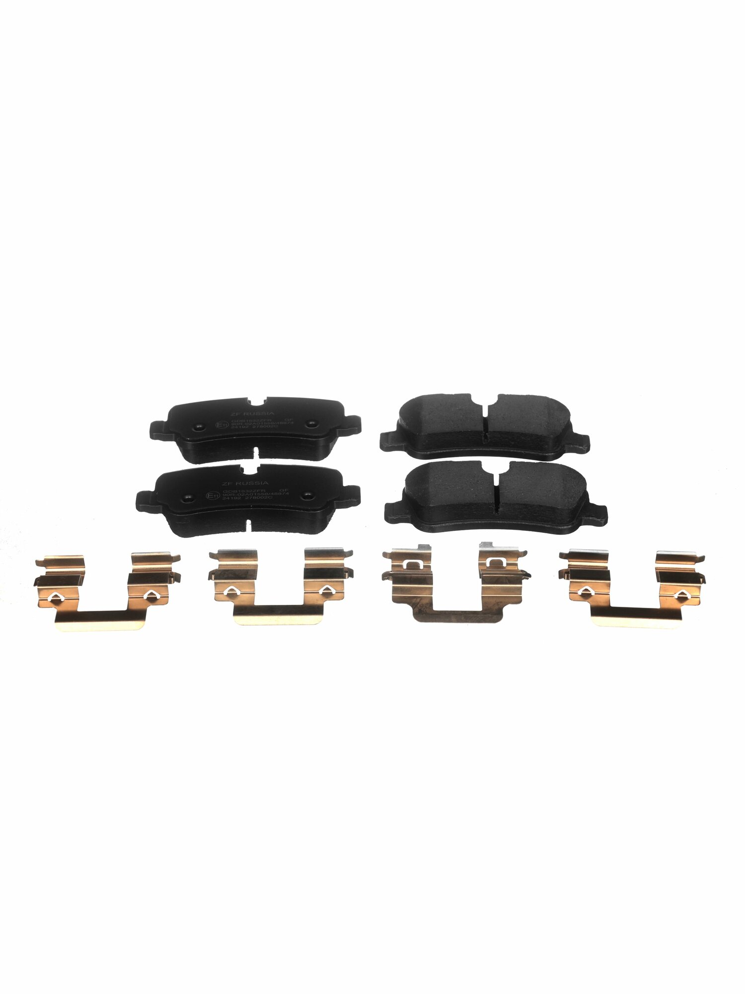 Колодки тормозные дисковые задние ZF RUSSIA (GDB1632ZFR)