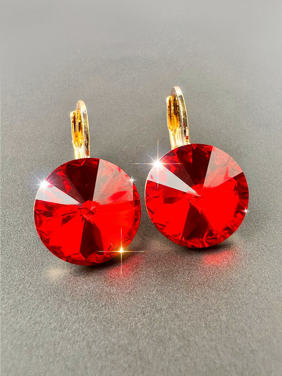 Серьги, кристаллы Swarovski