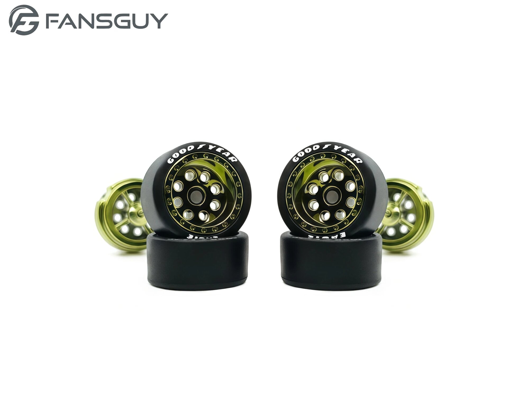 Колеса FANSGUY MMS-I/IP 1/64 Желтый, MMS-IP Green 1