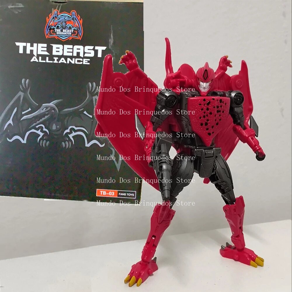 Фигурка трансформер Beast Wars TB03 Красный с коробкой