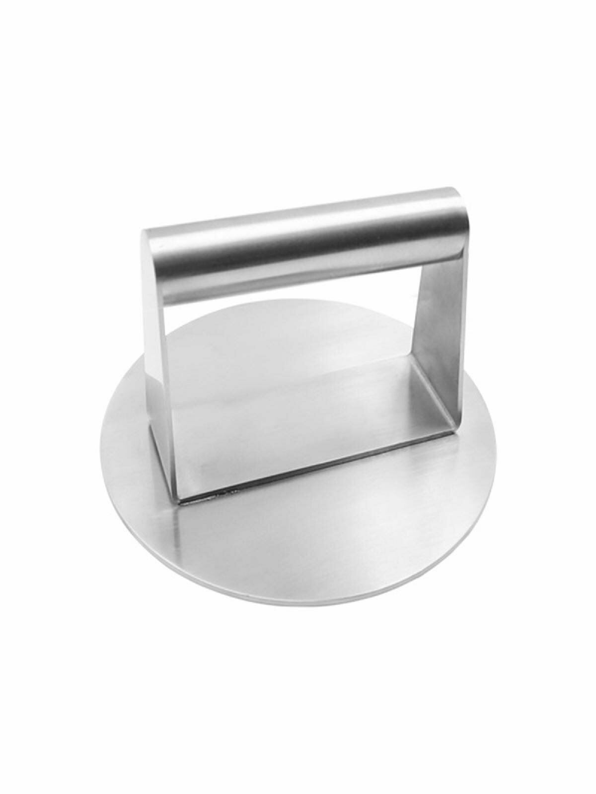 Круглый пресс для бекона, прочный гриль-пресс, бекон-пресс, антипригарный пресс для бургеров, гриль-пресс, пресс-толкатель, нержавеющая сталь