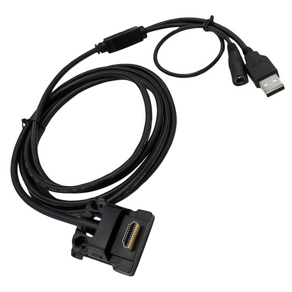Эффективный кабель питания USB 2.0 A от штекера к телевизору высокой четкости под Прямым углом 2 метра для IPP350