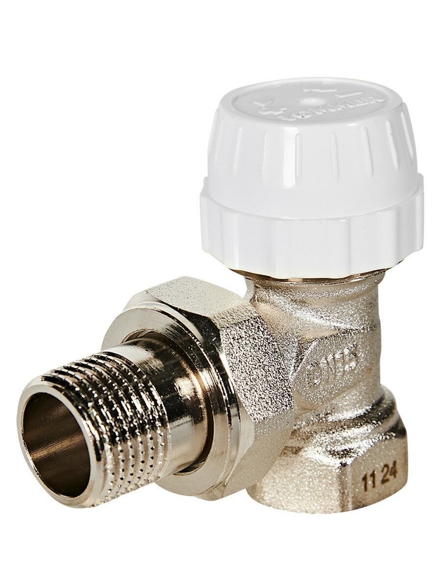 Клапан термостатический ROMMER 1/2", угловой (RVT-0002-100015)