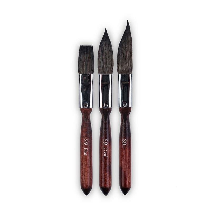 3 кисти для рисования белка