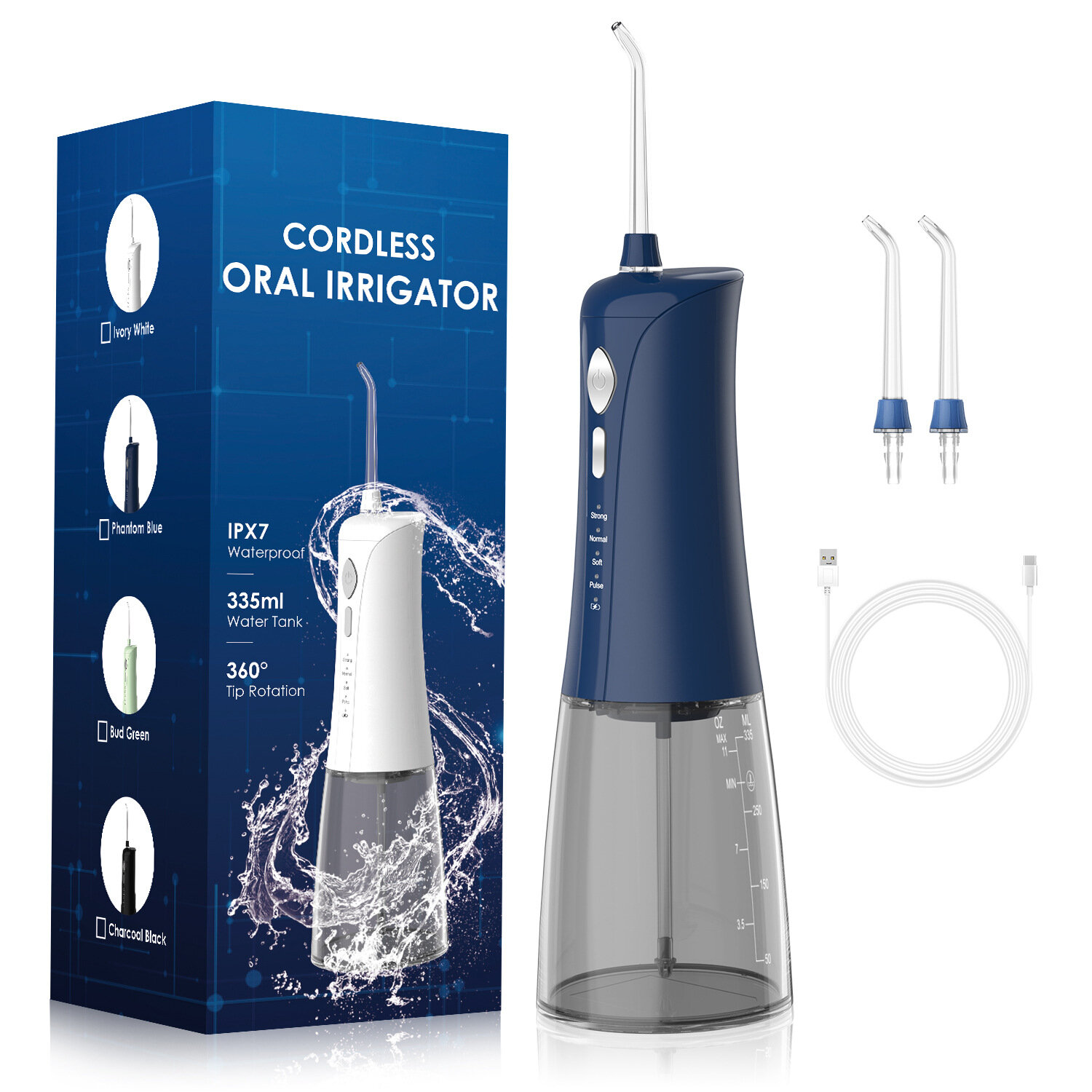 Прямые продажи с завода: домашний электрический ирригатор для полости рта, портативный, с большим резервуаром для воды, водяной флоссер, очиститель полости рта, стоматологический ирригатор