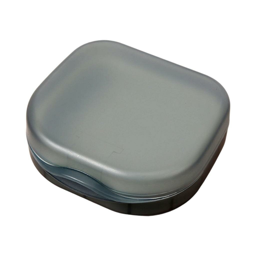 Коробка для хранения протезов и наушников, Серый с зеркалом