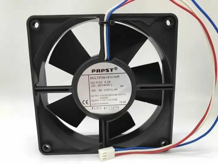 PAPST MULTIFAN 12032 4314HVR 24VDC 8.2W трехпроводной вентилятор