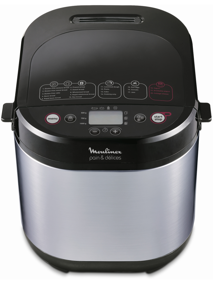 Хлебопечь Moulinex Pain & Delices OW240E30, 20 программ, 650Вт