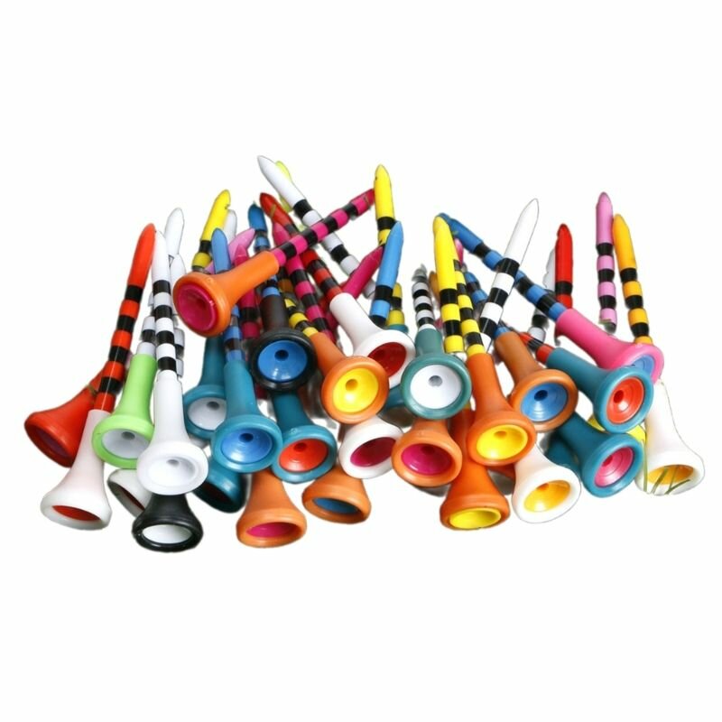 30 шт, шариковые гвозди в полоску с мягкой резиновой втулкой (случайный цвет)-83 мм