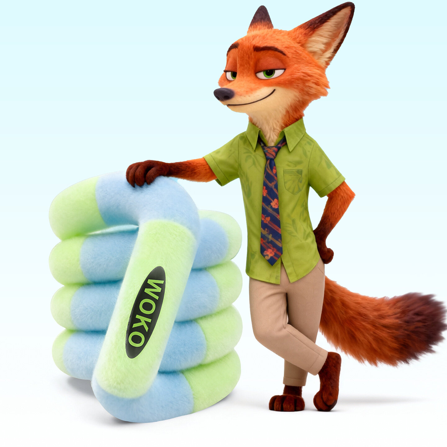 WOKO Twisty Fun Игрушка с изменением температуры Танго для снятия стресса Плюшевая игрушка с изменением цвета Подарок на день рождения