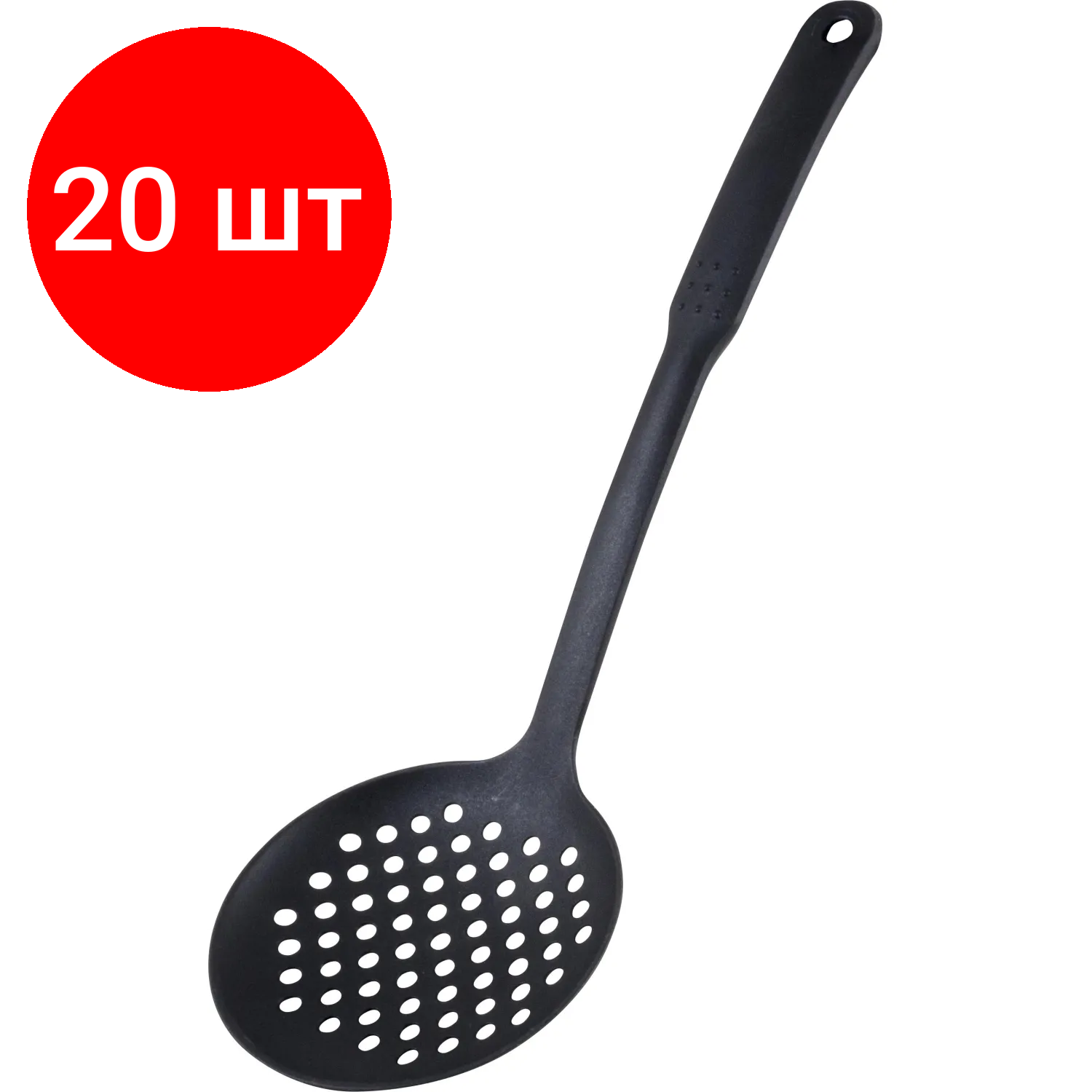 Комплект 20 штук, Шумовка (черный нейлон), CUOCO, 33х11 cм
