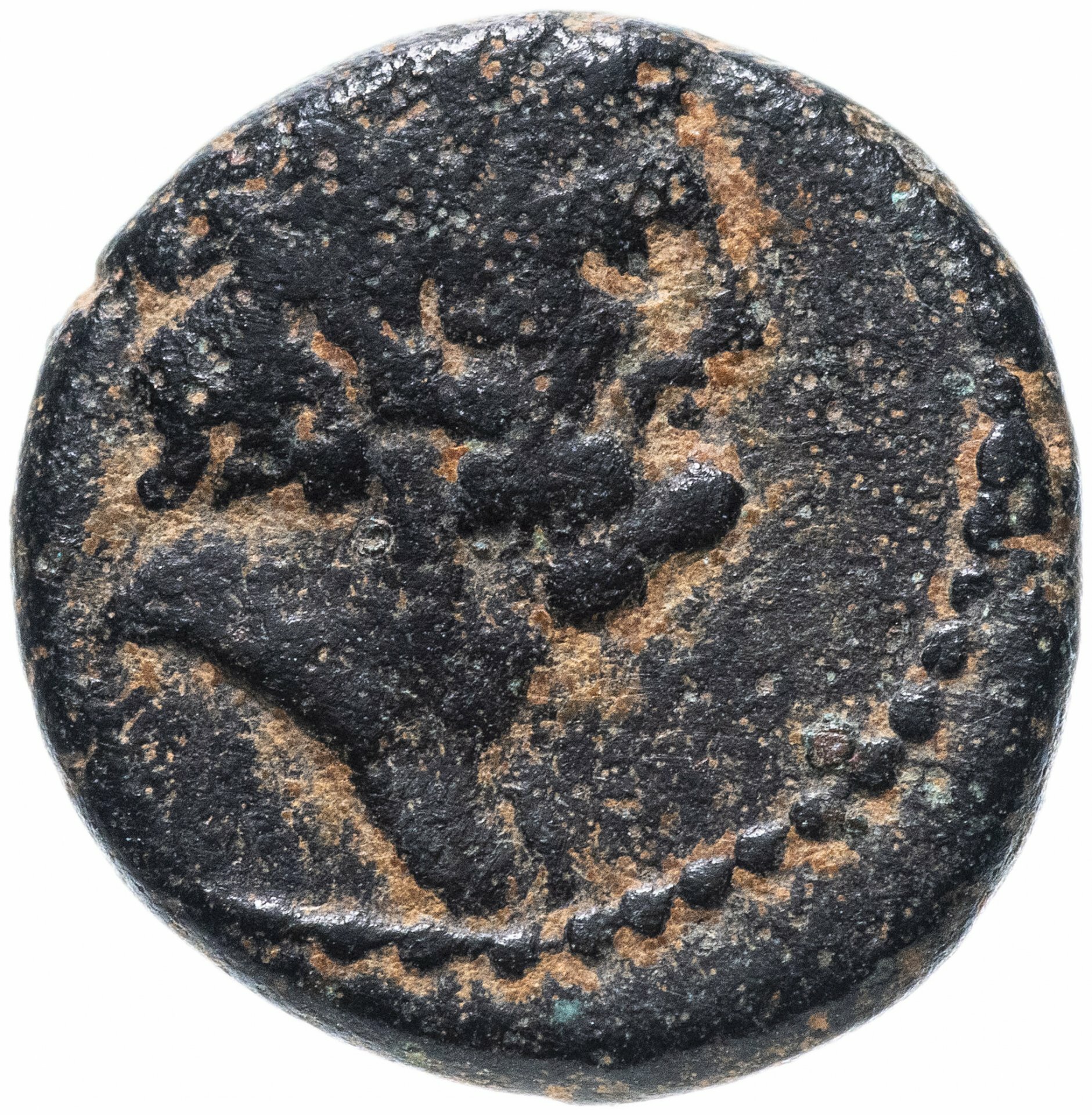 Сирия, Антиохия-на-Оронте, квази-автономная чеканка, 100-200 годы, AE16 Асклепий/Эскулап бог медицины , Бронза, в сохранности VF