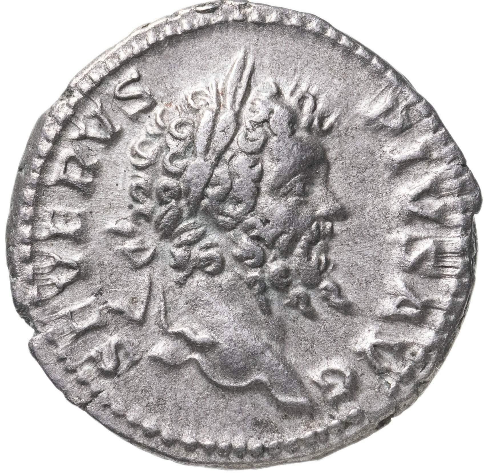 Римская империя, Септимий Север, 193-211 годы, Денарий , Серебро, в сохранности VF