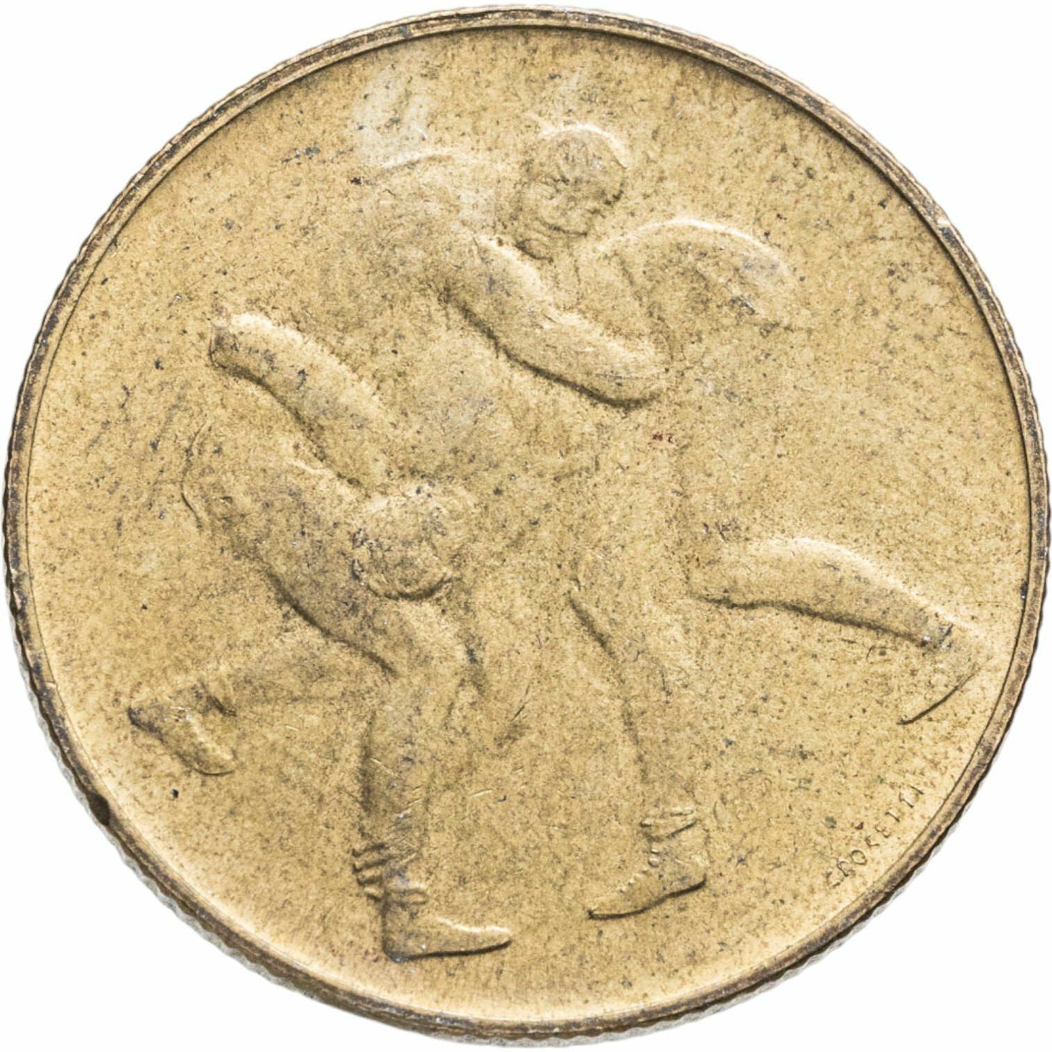 Сан-Марино 200 лир lire 1980 XXII летние Олимпийские Игры, Москва 1980, Бронза, в сохранности AU-UNC